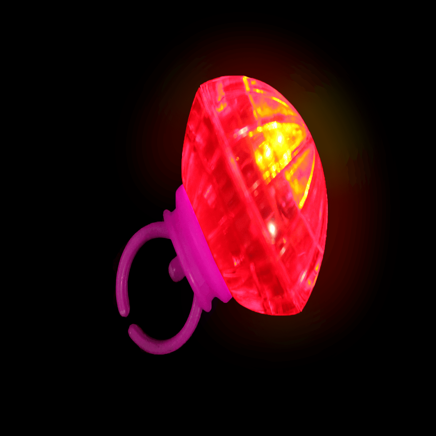 Light-Up Flashing Supersized Ring- Pink