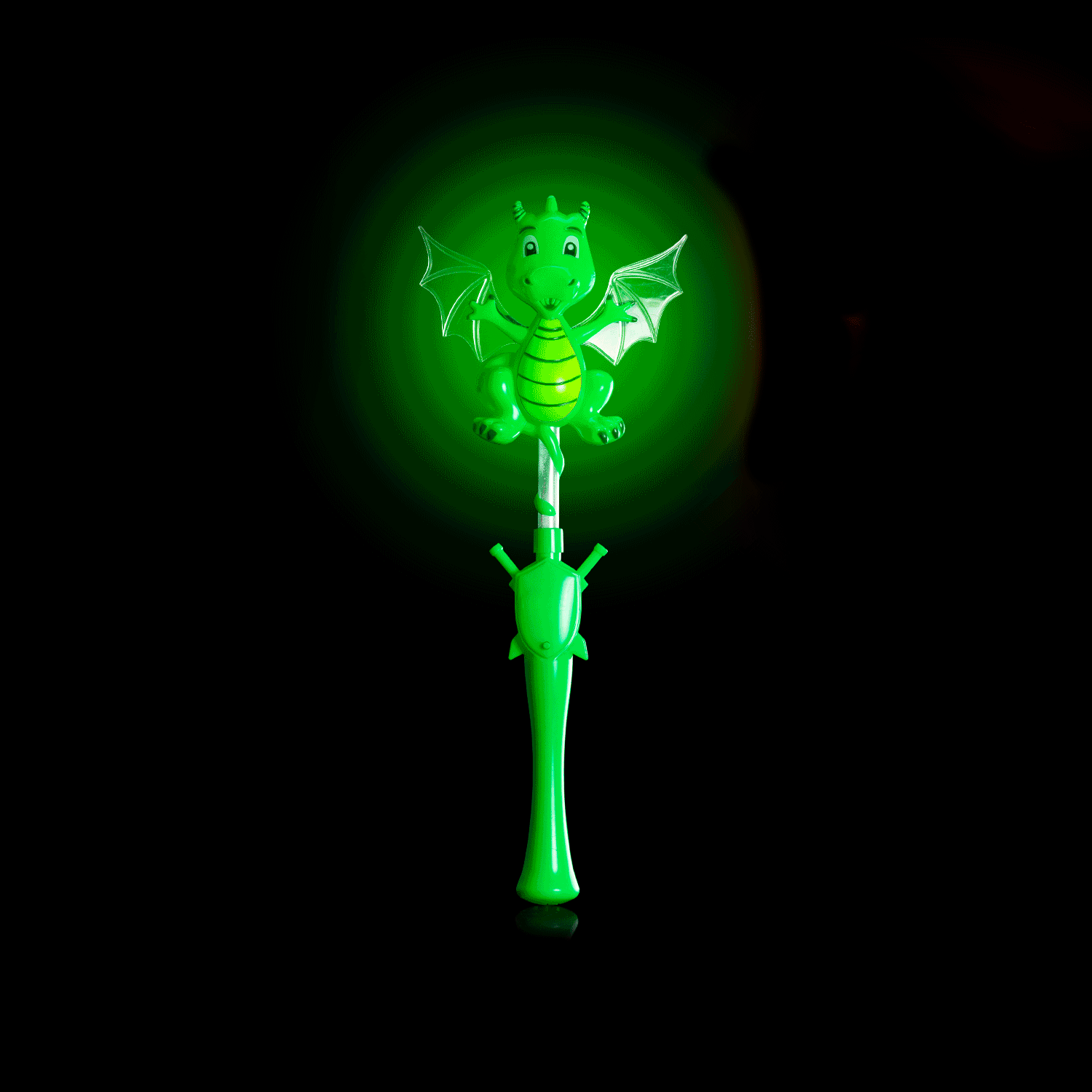 Light-Up Dragon Wand - Green
