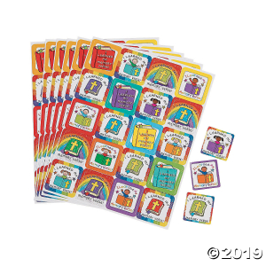 Carson-Dellosa® I Learned My Memory Verse Rainbow Sticker Sheets (6 ...
