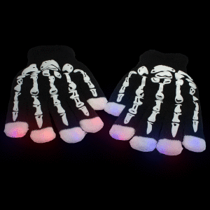 LED Light Up Halloween Skull Mask