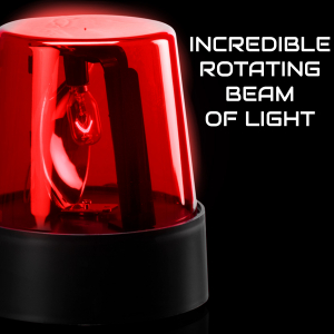 7 Inch Police Beacon Light in Red