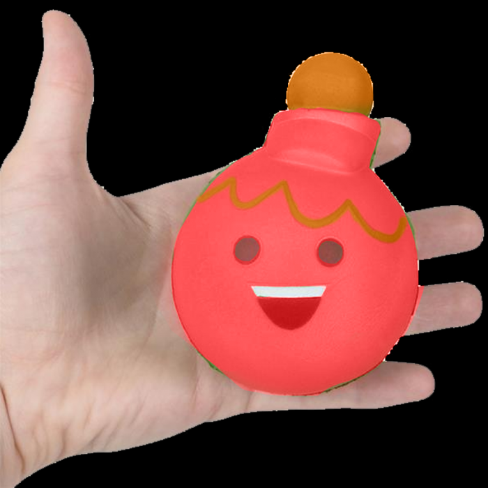 4" Squish Holiday Ornament- Red | GlowUniverse.com