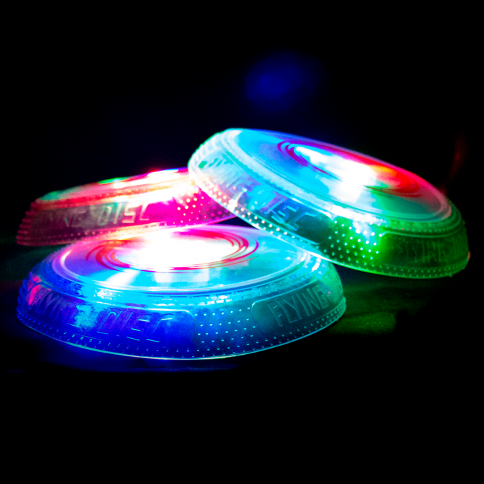 LED Rainbow Flying Disc/Frisbee | GlowUniverse.com
