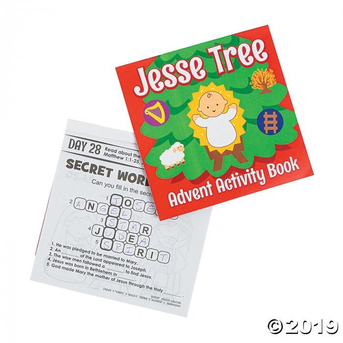 Jesse Tree Advent Activity Books (Per Dozen) | GlowUniverse.com