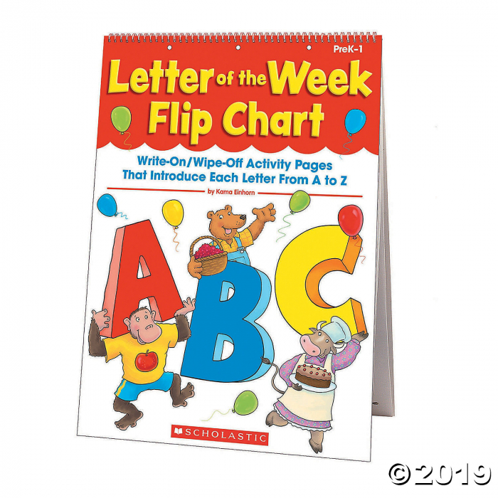 Letter of the Week Flip Chart (1 Piece(s)) | GlowUniverse.com