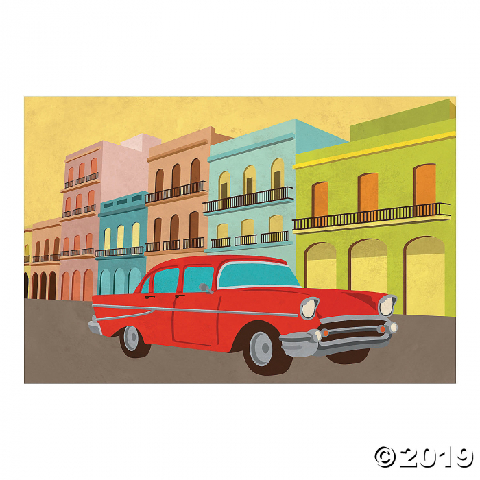 Cuban Party Backdrop Banner (1 Set(s)) | GlowUniverse.com