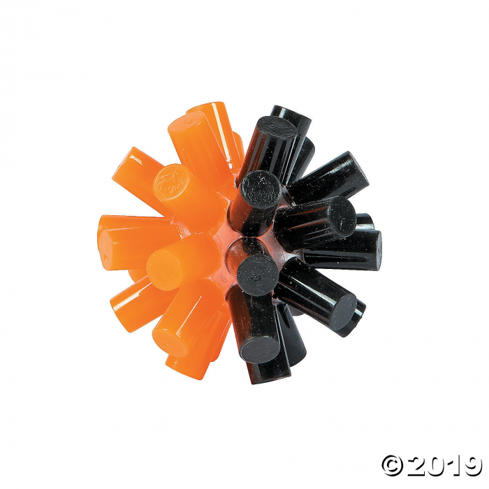 Light-Up Halloween Spike Balls (6 Piece(s)) | GlowUniverse.com