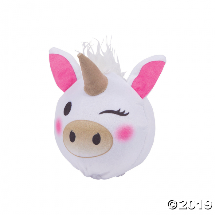 Inflatable Plush Unicorn Balls (6 Piece(s)) | GlowUniverse.com
