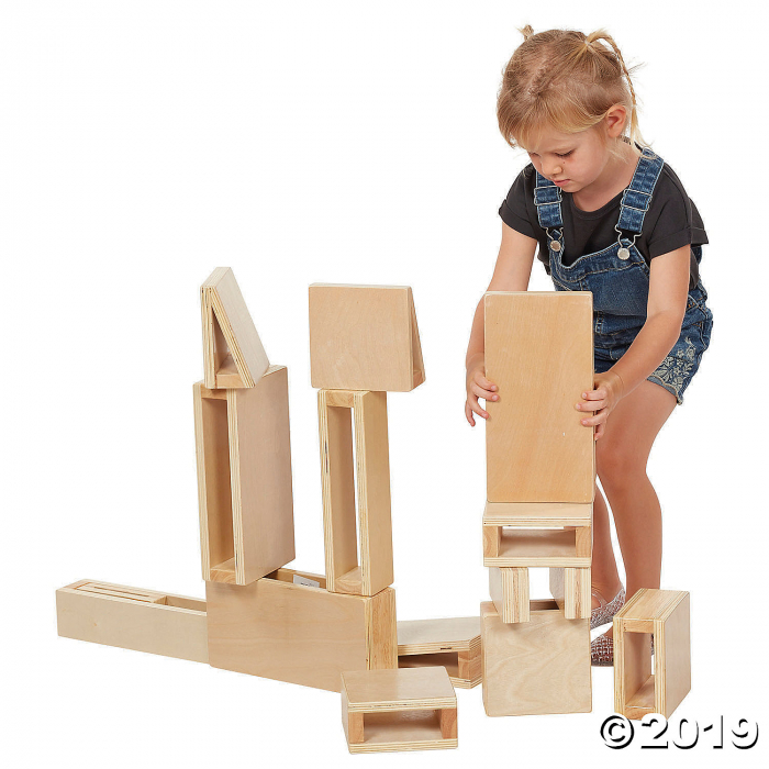 Junior Hollow Block Play Set - 16 Pieces (1 Unit(s)) | GlowUniverse.com