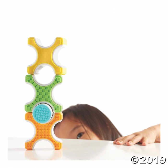 Guidecraft Grippies® Stackers - 16-piece set (1 Set(s)) | GlowUniverse.com