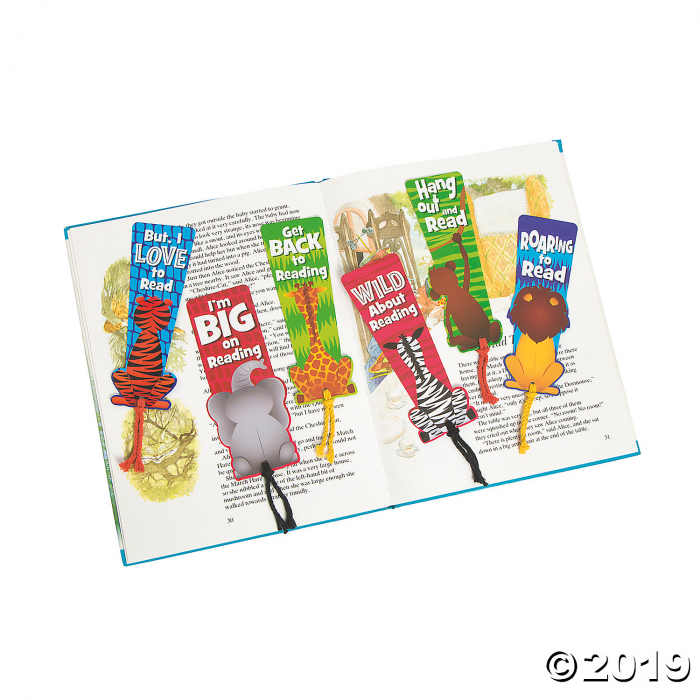 Laminated Big Tails Animal Bookmarks (48 Piece(s)) | GlowUniverse.com
