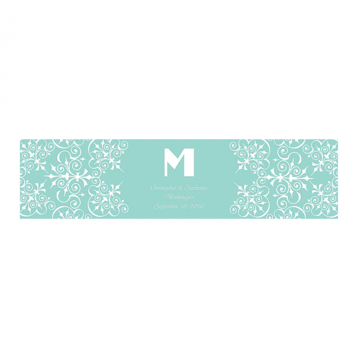 Personalized Monogrammed Water Bottle Labels (50 Piece(s ...