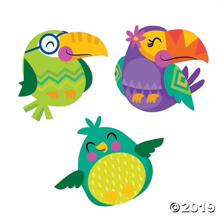 Eureka® You-Can Toucan Bird Bulletin Board Cutouts (36 Piece(s ...