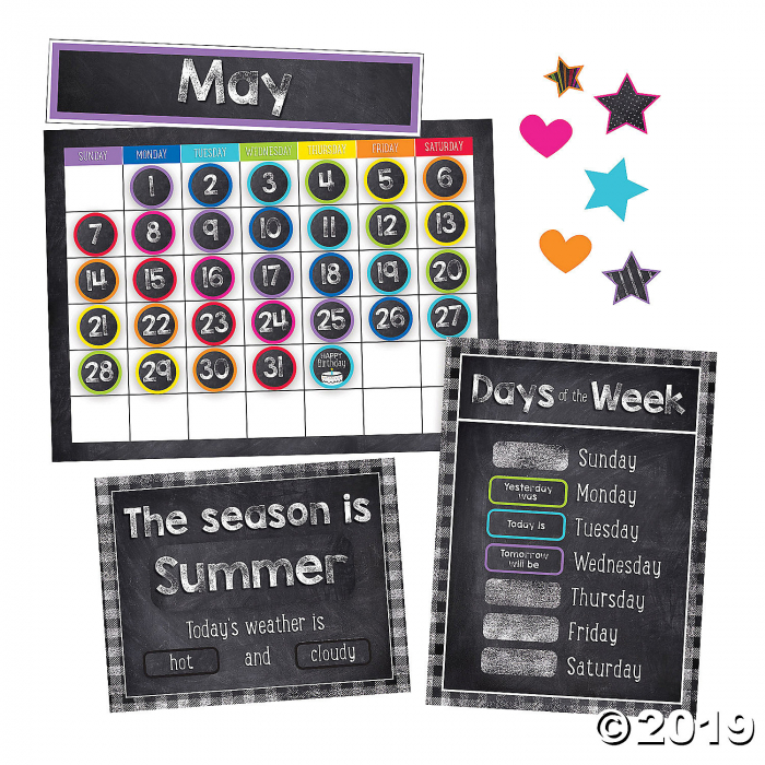 Schoolgirl Style You're A Star Calendar Bulletin Board Set (1 Set(s ...