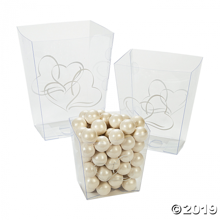 Two Hearts Candy Buckets (6 Piece(s)) | GlowUniverse.com