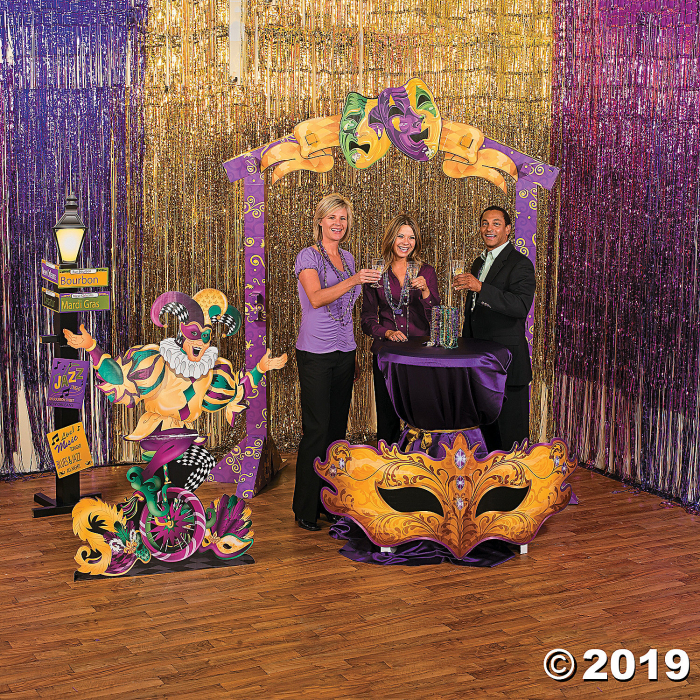 Masquerade Mask Cardboard Stand-Up (1 Piece(s)) | GlowUniverse.com