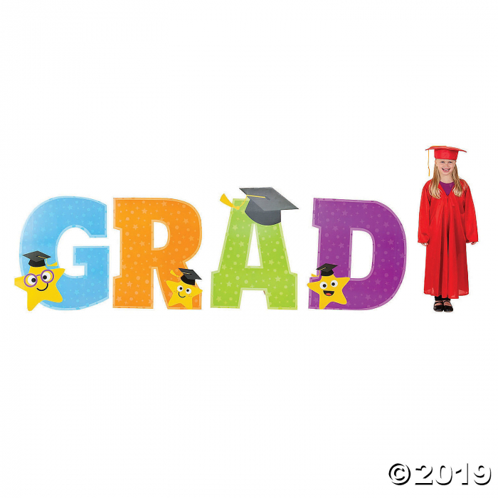 Elementary Grad Letter Stand-Ups (1 Set(s)) | GlowUniverse.com