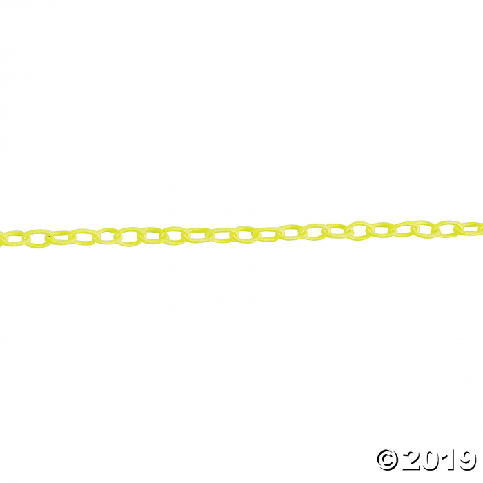Nylon Yellow Chains - 3 ft. (3 Piece(s)) | GlowUniverse.com