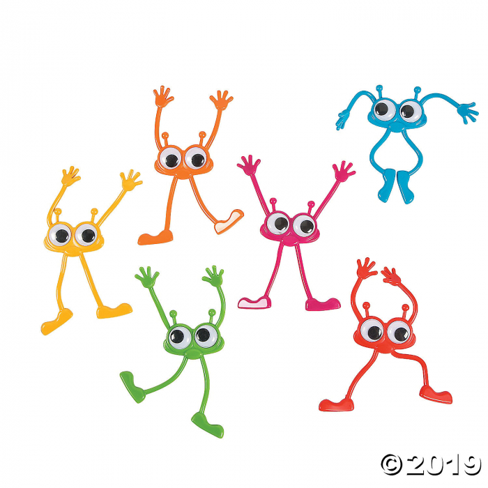 Googly Eyes Bendable Characters (Per Dozen) | GlowUniverse.com