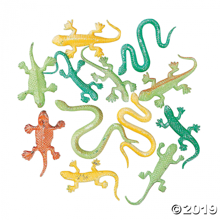 Mini Snakes & Lizards (144 Piece(s)) | GlowUniverse.com