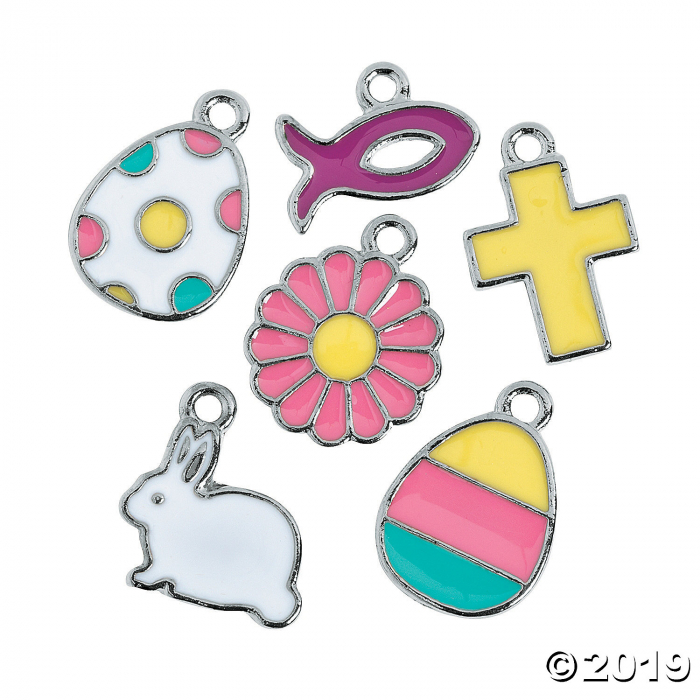 Easter Enamel Charms (Per Dozen) | GlowUniverse.com