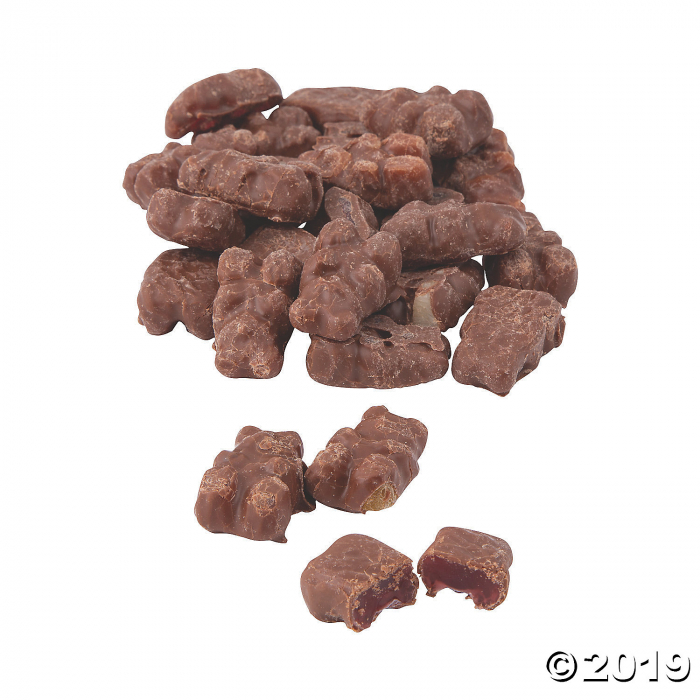 Milk Chocolate-Covered Gummy Teddy Bears - 1 lb. (1 lb(s ...