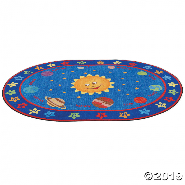 Out of This World Alphabet - 6ft x 9ft Oval (1 Unit(s)) | GlowUniverse.com