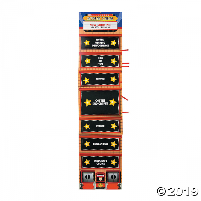 Hollywood Themed Behavior Chart (1 Set(s)) | GlowUniverse.com