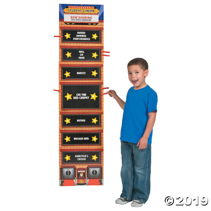 Hollywood Themed Behavior Chart (1 Set(s)) | GlowUniverse.com