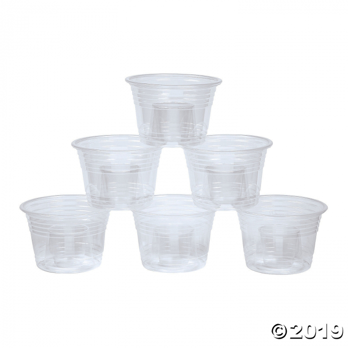 Clear Plastic Bomber Cups - 50 Pc. | GlowUniverse.com