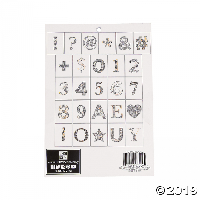 Color and Create: Numbers & Symbols Adult Coloring Stack (1 Piece(s ...
