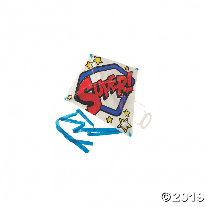 Color Your Own Superhero Kites (Per Dozen) | GlowUniverse.com