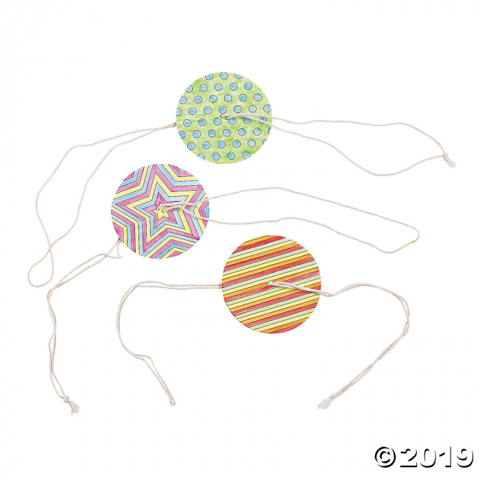 Color Your Own Paper Spinners (Per Dozen) | GlowUniverse.com