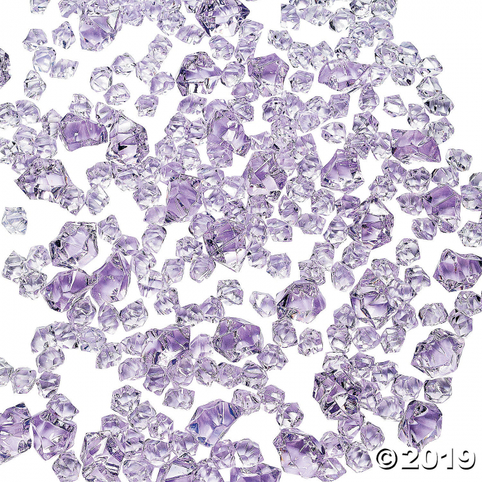 Lilac Acrylic Gems (8 oz(s)) | GlowUniverse.com