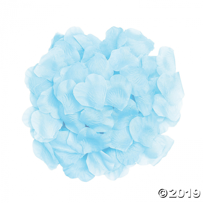 Light Blue Rose Petals (200 Piece(s)) | GlowUniverse.com