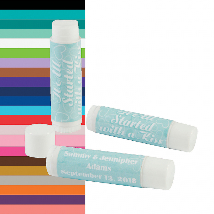 Personalized It All Started With a Kiss Lip Covers (Per Dozen ...