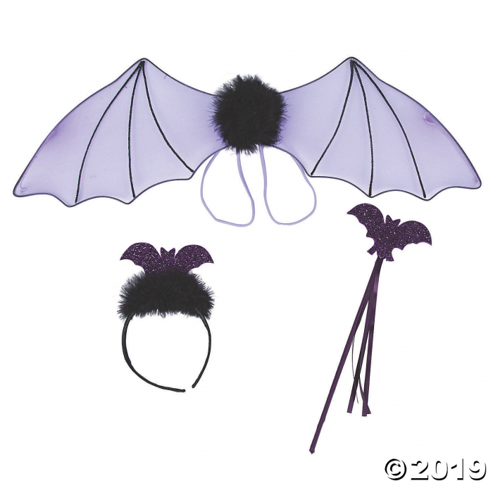 Kids' Halloween Bat Accessory Set (1 Set(s)) | GlowUniverse.com