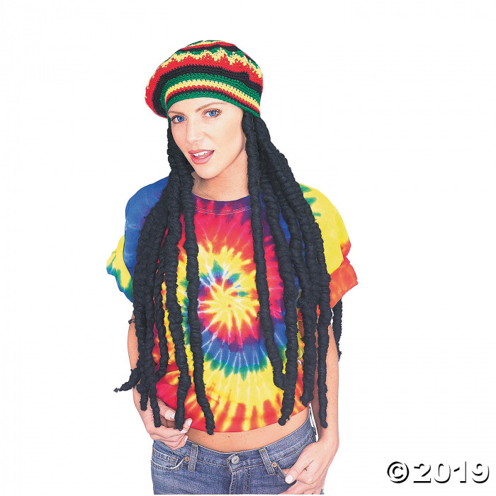 Rasta Wig with Cap | GlowUniverse.com