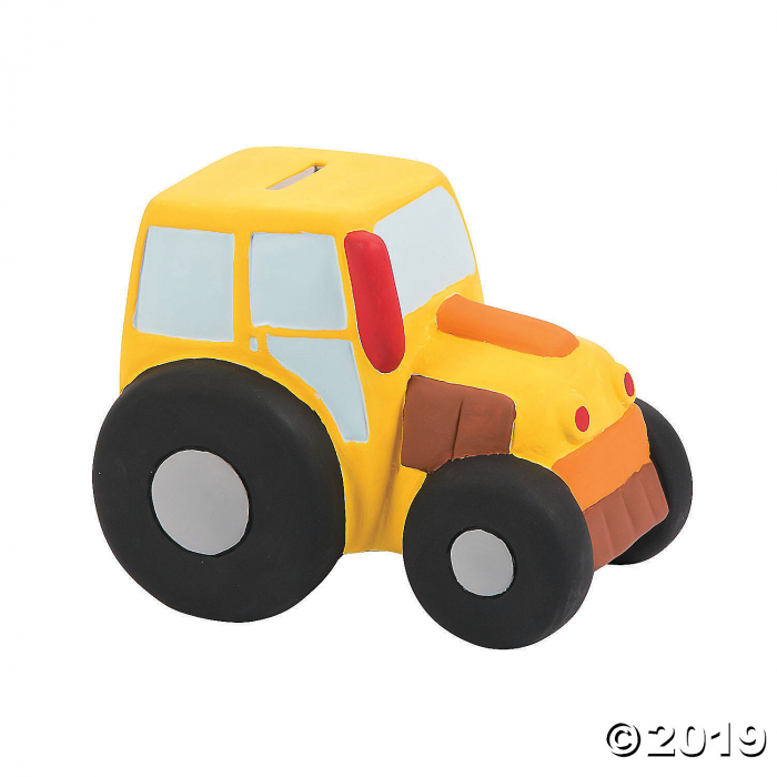 DIY Ceramic Tractor Banks (6 Piece(s)) | GlowUniverse.com