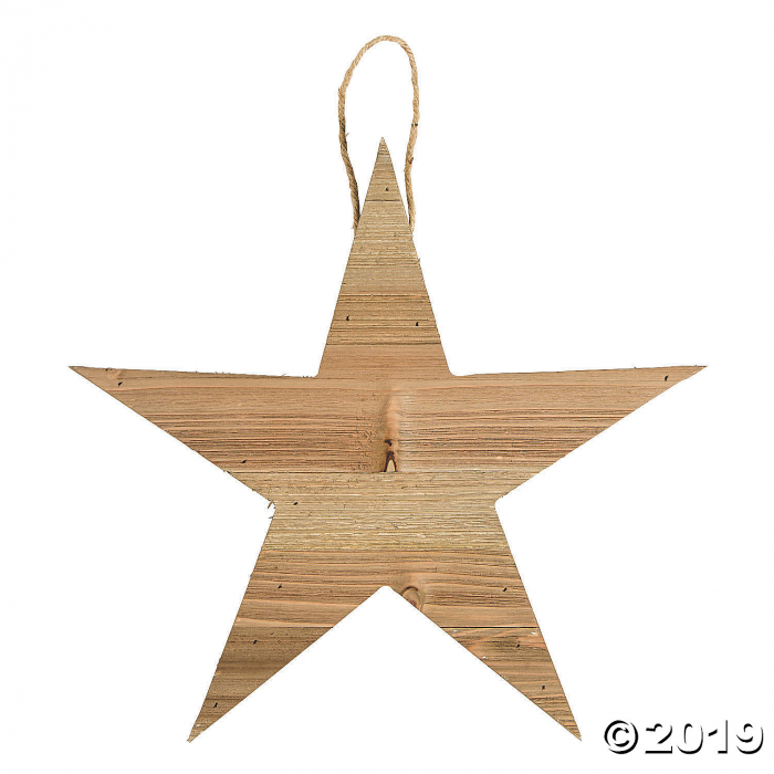 DIY Rustic Wood Plank Star Sign (1 Piece(s)) | GlowUniverse.com