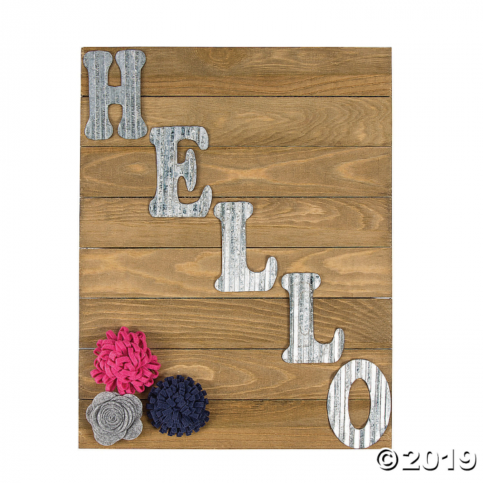 DIY Hello Metal Letters (1 Set(s)) | GlowUniverse.com