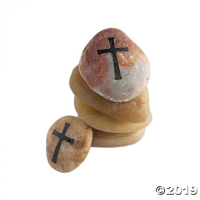 Cross Worry Stones (Per Dozen) | GlowUniverse.com