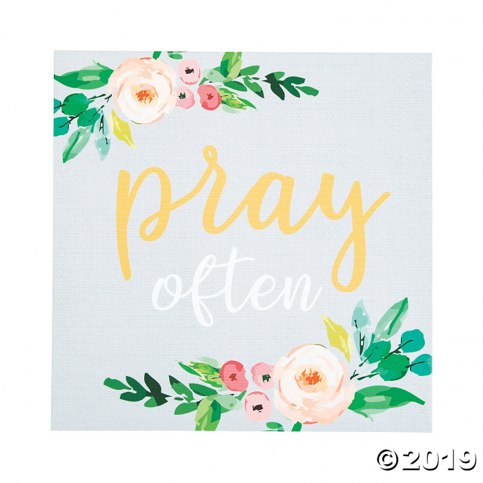 Pray Often Tabletop Sign (1 Piece(s)) | GlowUniverse.com