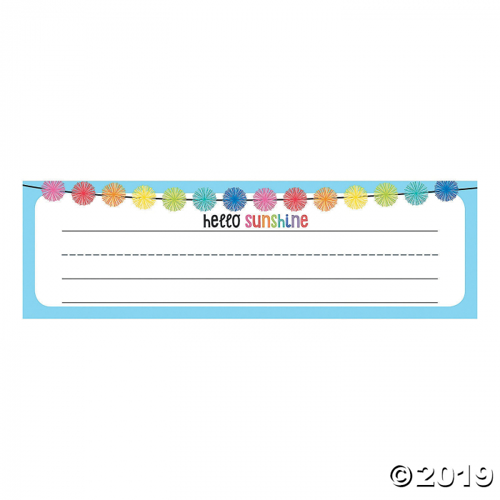 Schoolgirl Style Hello Sunshine Desk Plates (36 Piece(s ...