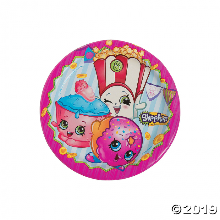 Shopkins Paper Dessert Plates (8 Piece(s)) | GlowUniverse.com