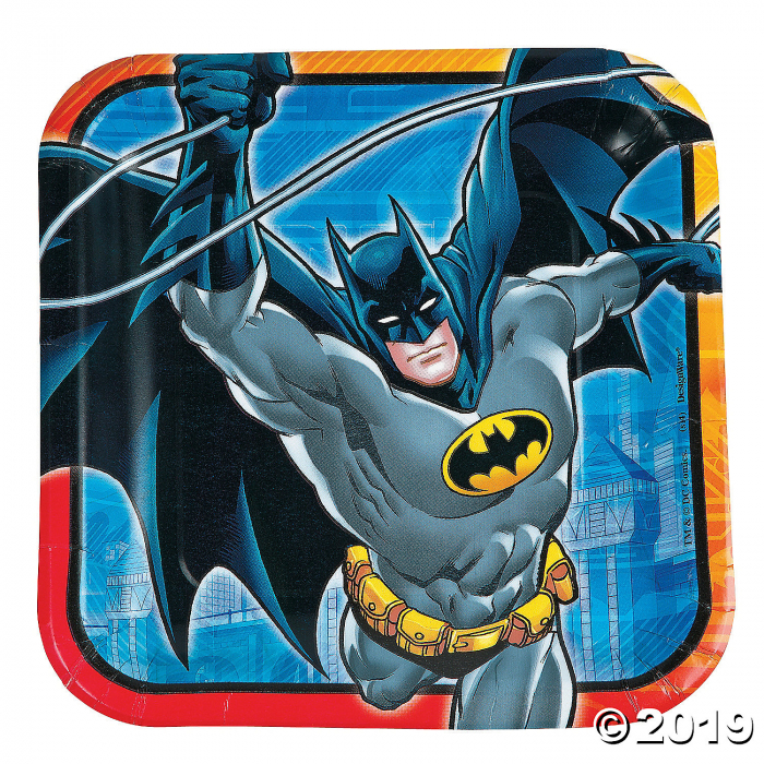 Batman Paper Dinner Plates (8 Piece(s)) | GlowUniverse.com