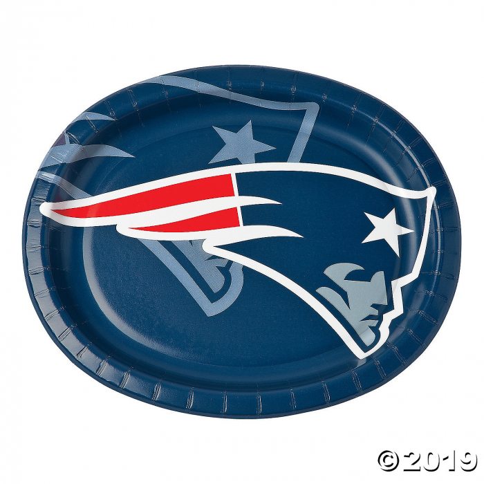 NFL® New England Patriots Oval Paper Dinner Plates (8 Piece(s ...