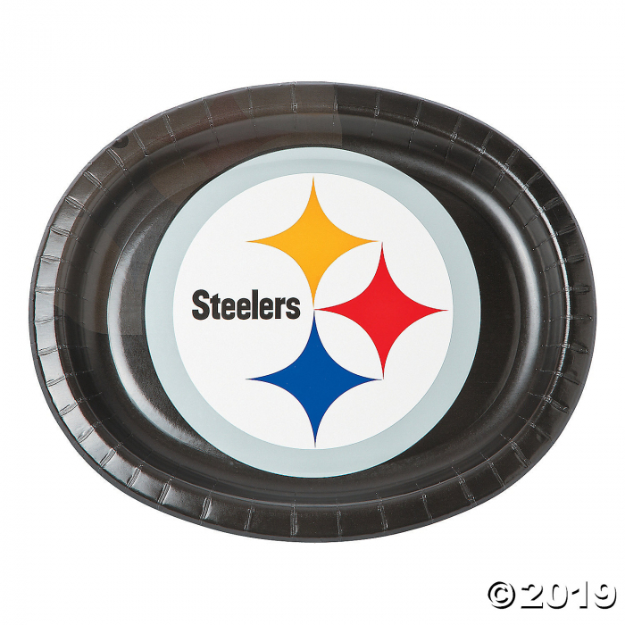 NFL® Pittsburgh Steelers Oval Paper Dinner Plates (8 Piece(s ...