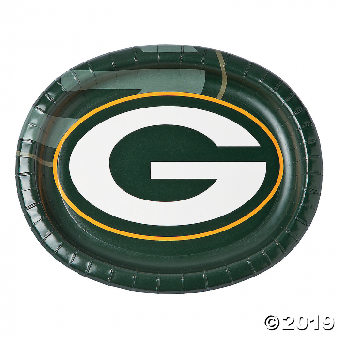 NFL® Green Bay Packers Oval Paper Dinner Plates (8 Piece(s ...