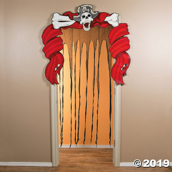 Ragged Ship Door Curtain (1 Piece(s)) | GlowUniverse.com